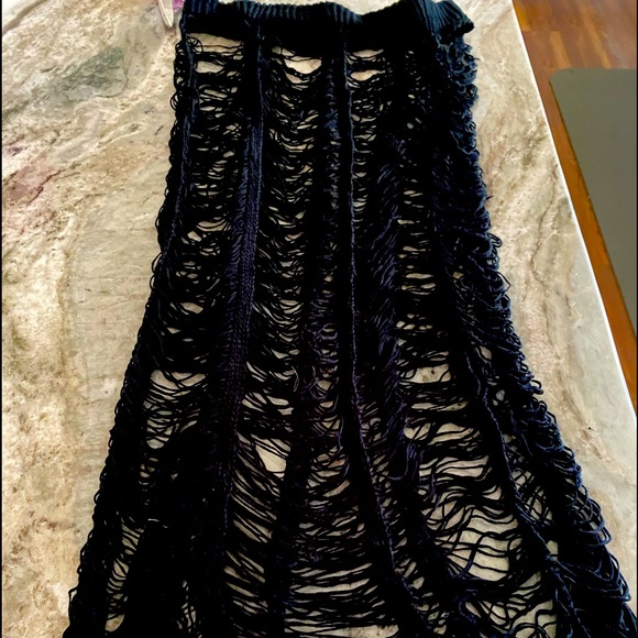 Skirts | Total Vibe Sexyyyyyy Black Mid Axi Skirt Whoaaaa Mama | Poshmark